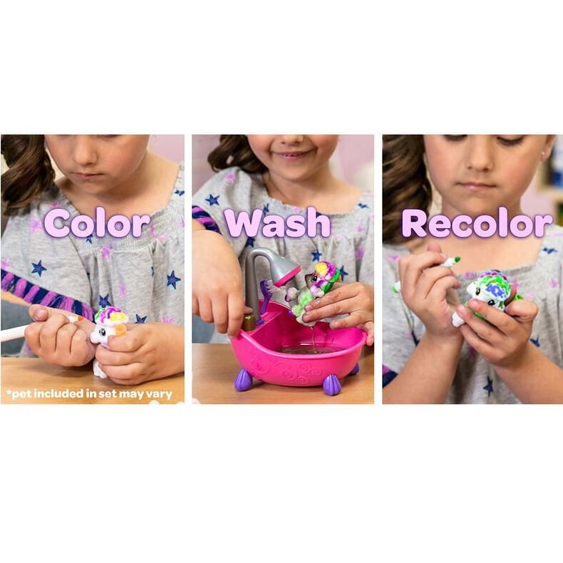 Crayola Scribble Scrubbie Pets Dog & Cats (Set of 2 with Markers ...