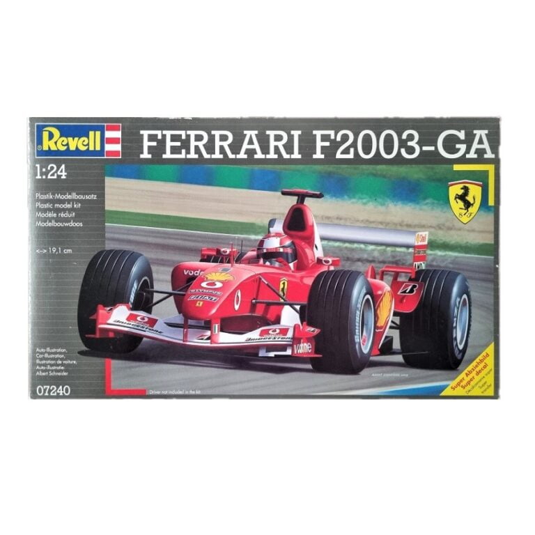 Revell Ferrari F2003-3 GA 1:24 Scale Plastic Model Kit 07240 ...