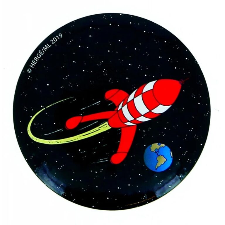 Tintin Series Magnet - Rocket (from Explorers on the moon) - Maya Toys