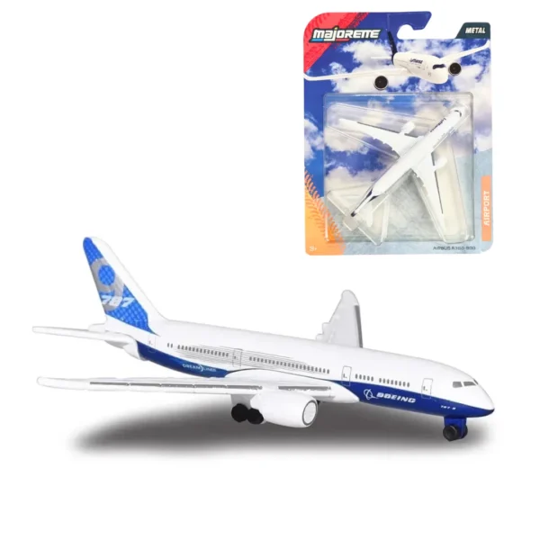 Majorette Airplane Diecast Model Boeing 787-9 Dreamliner for 3+ Year ...