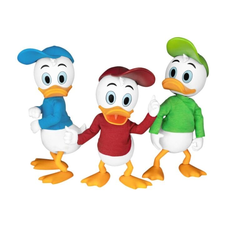 Beast Kingdom DAH-069 Disney Ducktales Huey Dewey Louie Action Figures ...