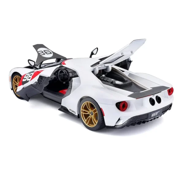 Maisto 1:18 Scale 2021 Ford GT Heritage Edition Diecast Car Model for ...