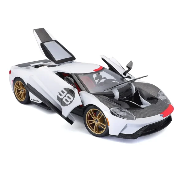 Maisto 1:18 Scale 2021 Ford GT Heritage Edition Diecast Car Model for ...