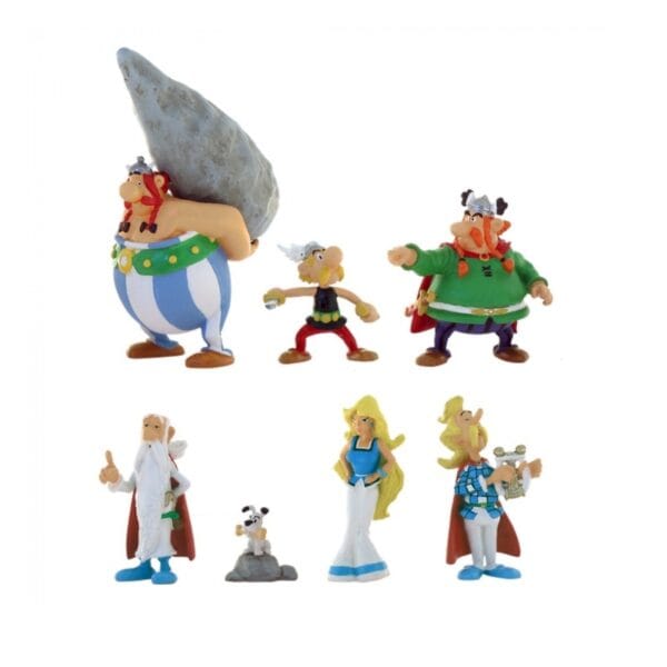 Plastoy Series Tube of 7 figures Asterix & Obelix The Village 70385 ...