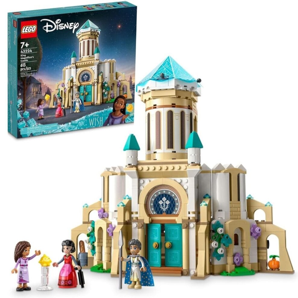 Lego Disney Wish: King Magnifico’s Castle 43224 Building Toy Set for 7 ...