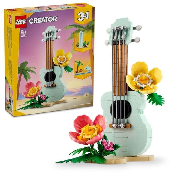 Lego 31156 Creator 3 in 1 Tropical Ukulele for 8+ Years (387 Pcs ...