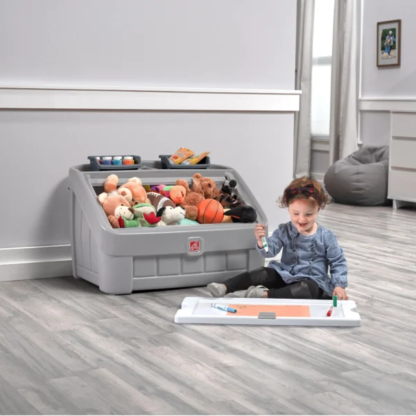Step2 2-in-1 Toy Box & Art Lid for Age 2+ Years - Maya Toys