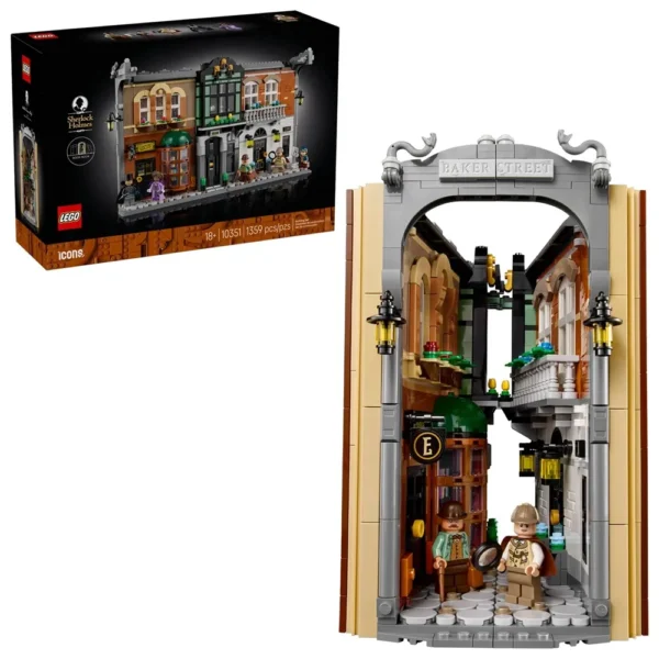 Lego Icons 10351 Sherlock Homes Book Nook Building Set for Adults 18 ...