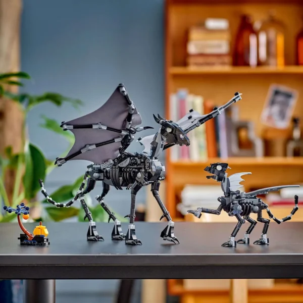Lego Harry Potter 76458 Thestral Family, Mythical Creature Building Set ...