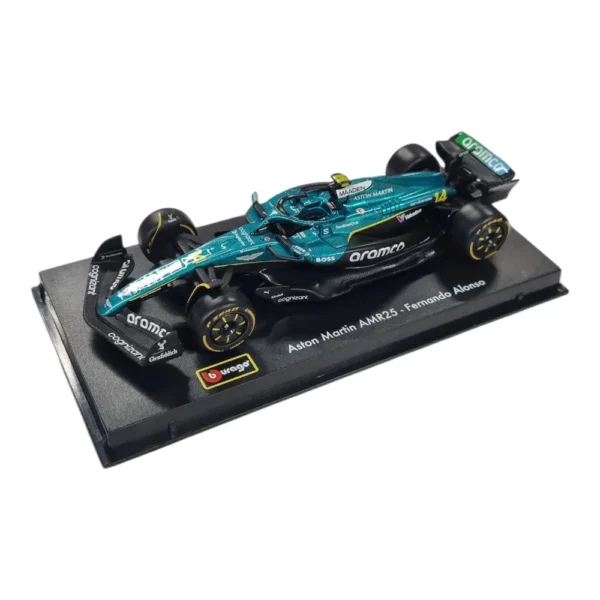 Bburago 1:43 Scale Aramco Aston Martin AMR25 2025 Formula 1 Model #14 ...