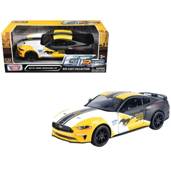 Motormax 1/24 Scale GT Racing - 2018 Ford Mustang GT Diecast Model ...