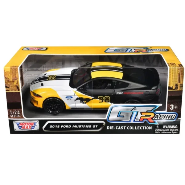 Motormax 1/24 Scale GT Racing - 2018 Ford Mustang GT Diecast Model ...