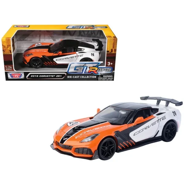 Motormax 1/24 Scale GT Racing - 2019 Chevrolet Corvette ZR1 Diecast ...