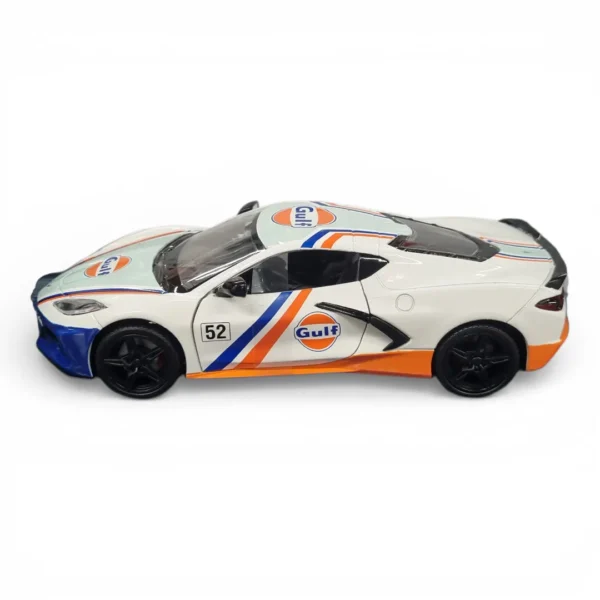 Motormax 1/24 Scale 2020 Chevrolet Corvette Gulf Series Diecast Scale ...