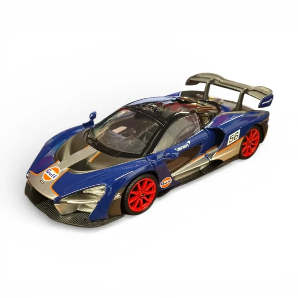 Motormax 1/24 Scale GT Racing - Mclaren Senna Gulf Series Diecast Scale ...